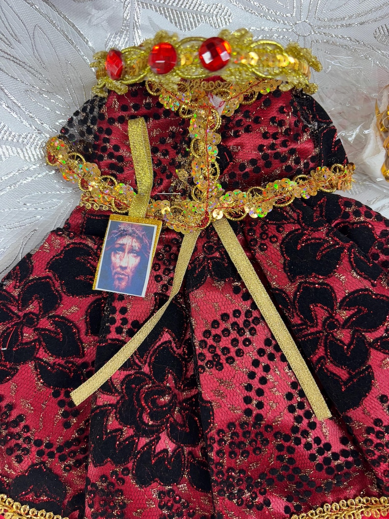 Vestido De Niño Dios Sangre De Cristo Baby Jesus Dress Blood of Jesus ...