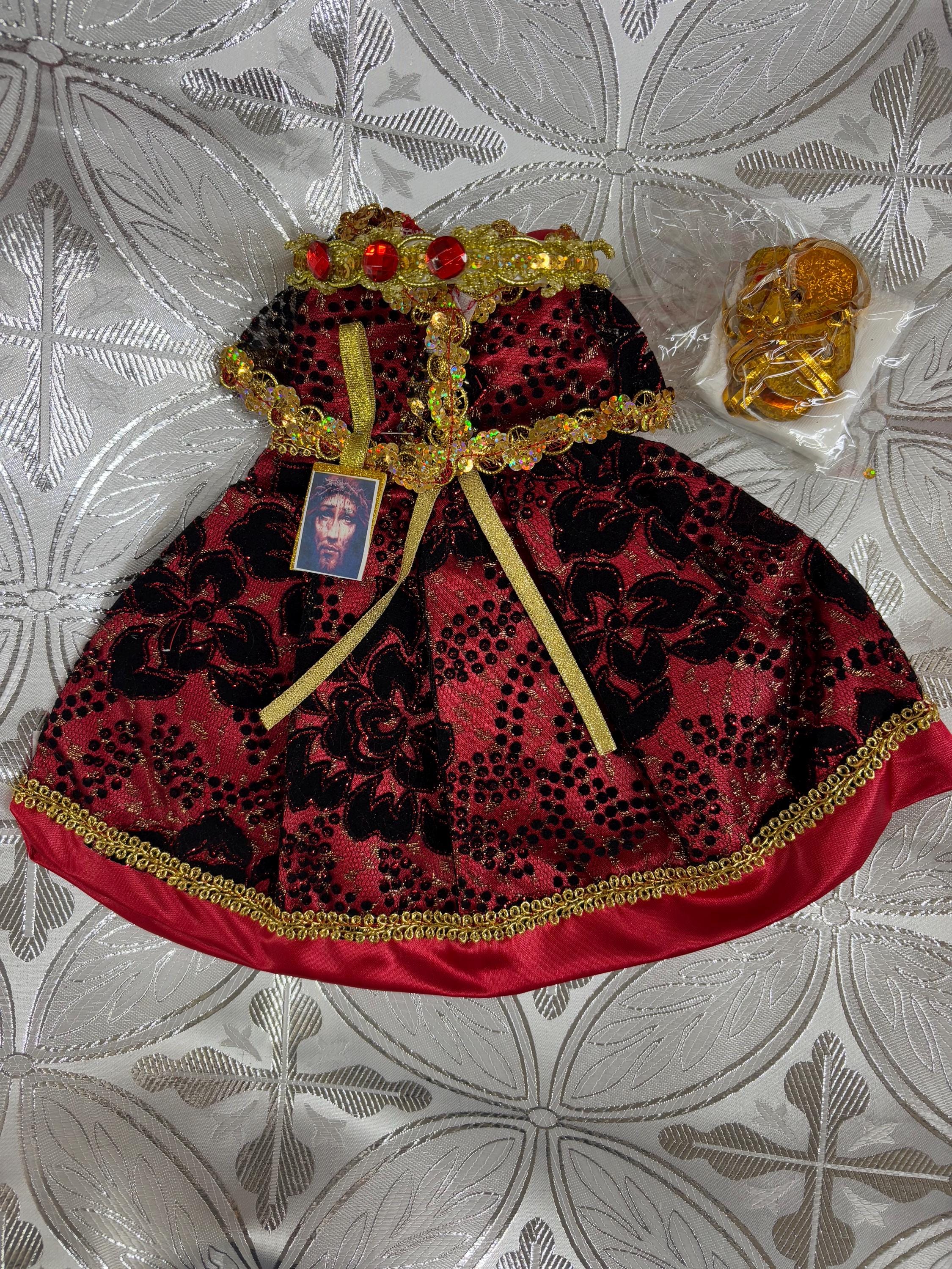 Vestido De Niño Dios Sangre De Cristo Baby Jesus Dress Blood of Jesus ...
