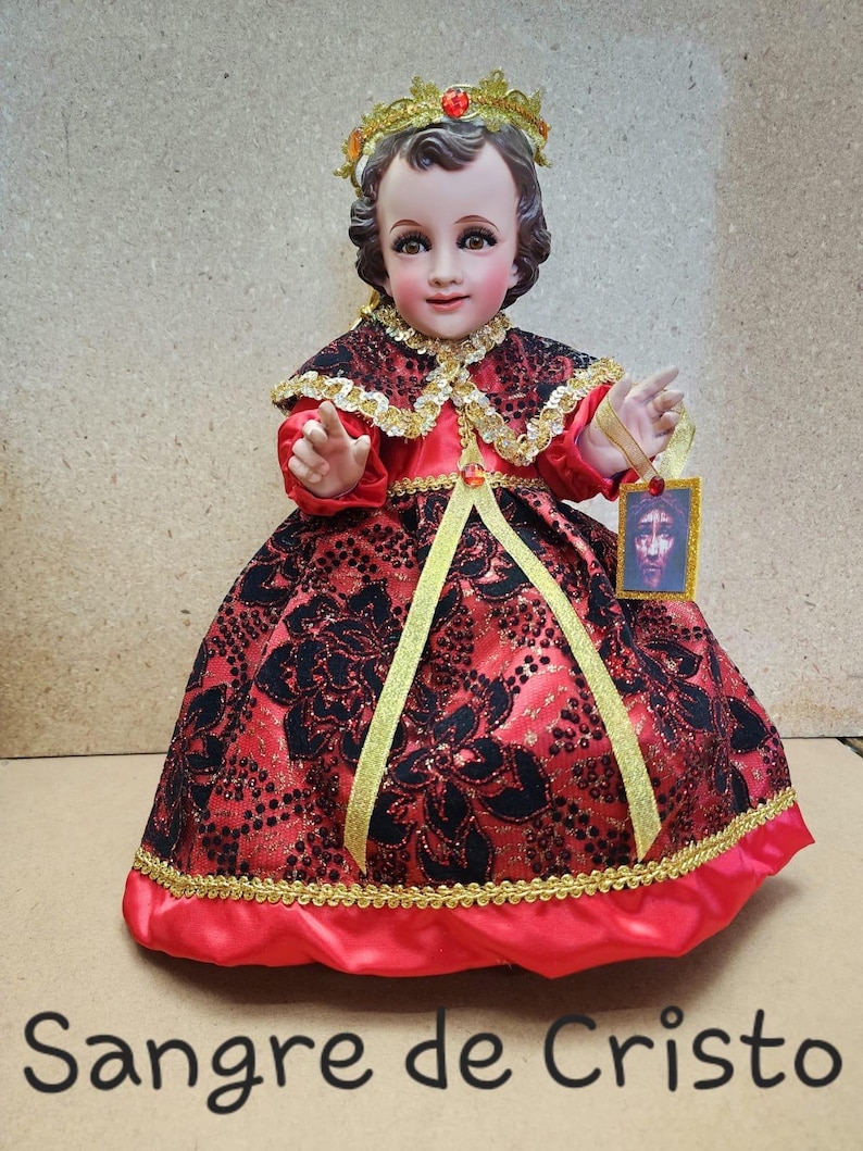 Vestido De Niño Dios Sangre De Cristo Baby Jesus Dress Blood of Jesus ...