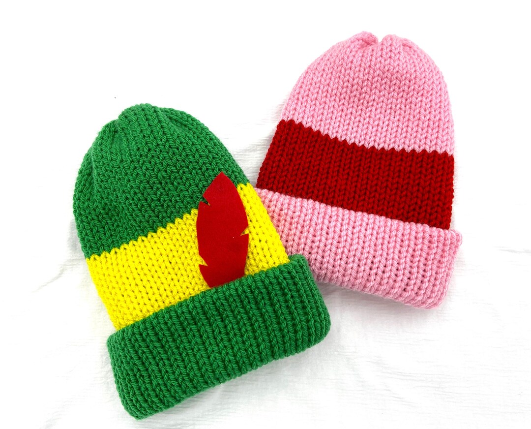 Buddy the Elf and Jovie Hats Caps Beanies Knit Elf Hats - Etsy