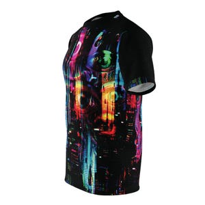 Y2K Weirdcore Tee, Third Eye Shirt, Oddcore All-over-print Top, Glitchy ...