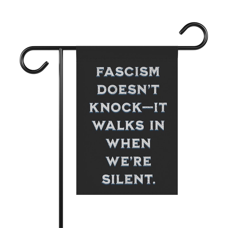 Anti-fascist Flag, Resist Fascism, Anti Musk, Anti Trump, Garden House ...