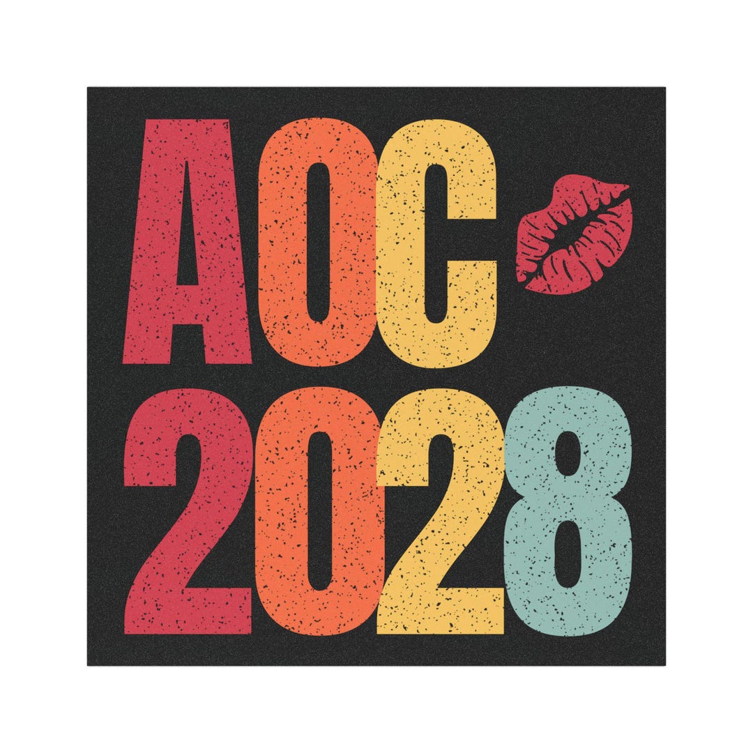 Car Magnet - Alexandria Ocasio-cortez, Bumper Sticker, AOC 2028 Protest ...