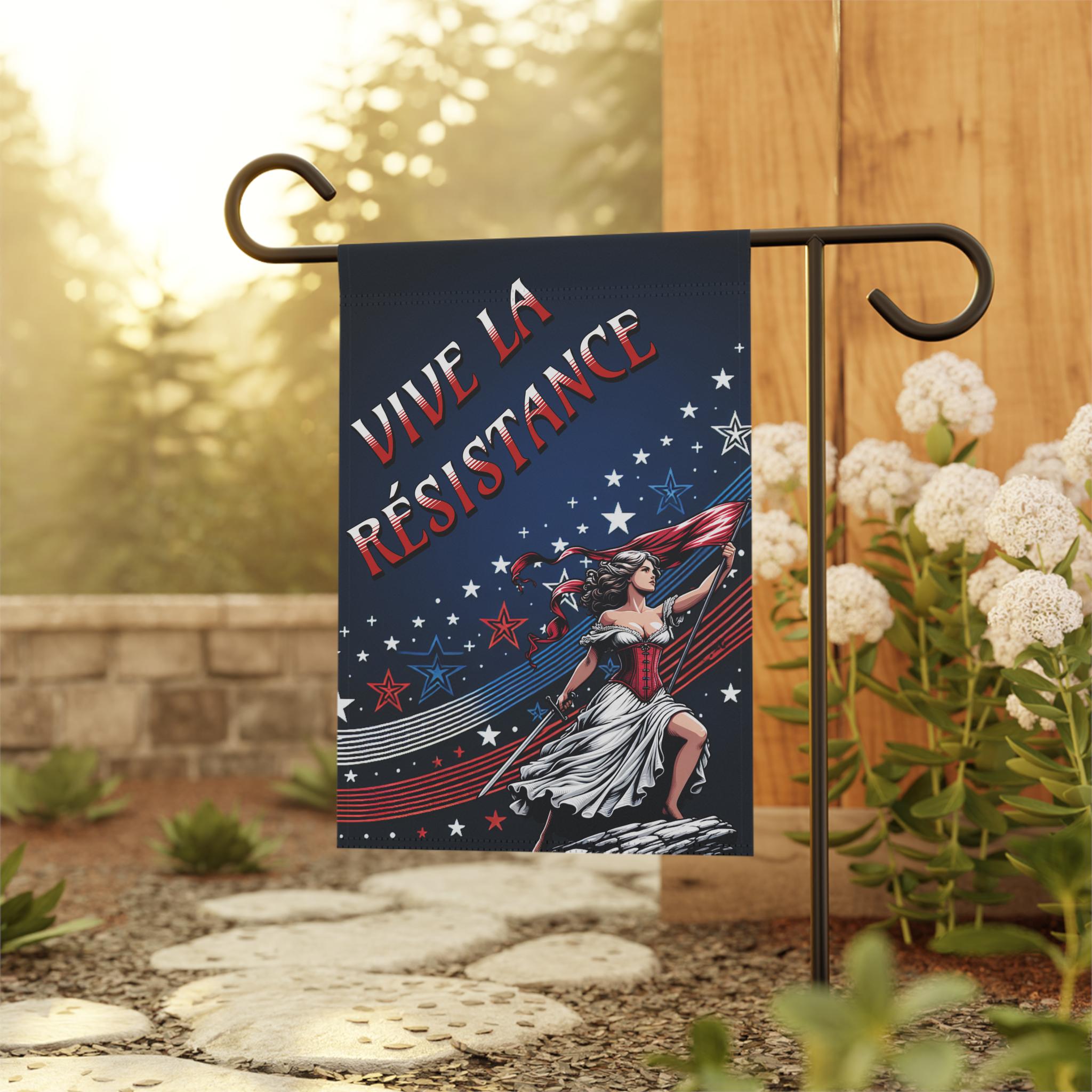 Resistance Flag, Patriotic Garden Banner, Democrat Protest, Political ...
