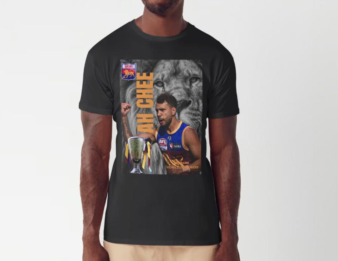 Cal Ah Chee , Brisbane Lions Premiers 2024 - Etsy