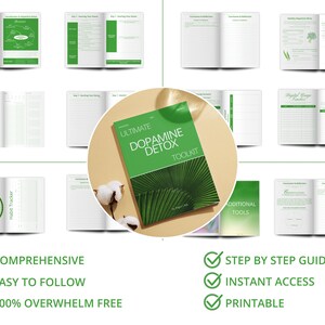 Dopamine Detox Toolkit: 7-day Digital Detox Planner for Focus & Reduced ...