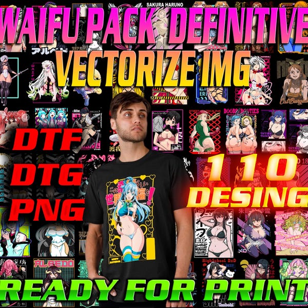 Anime Girl Stickers Waifu - Etsy