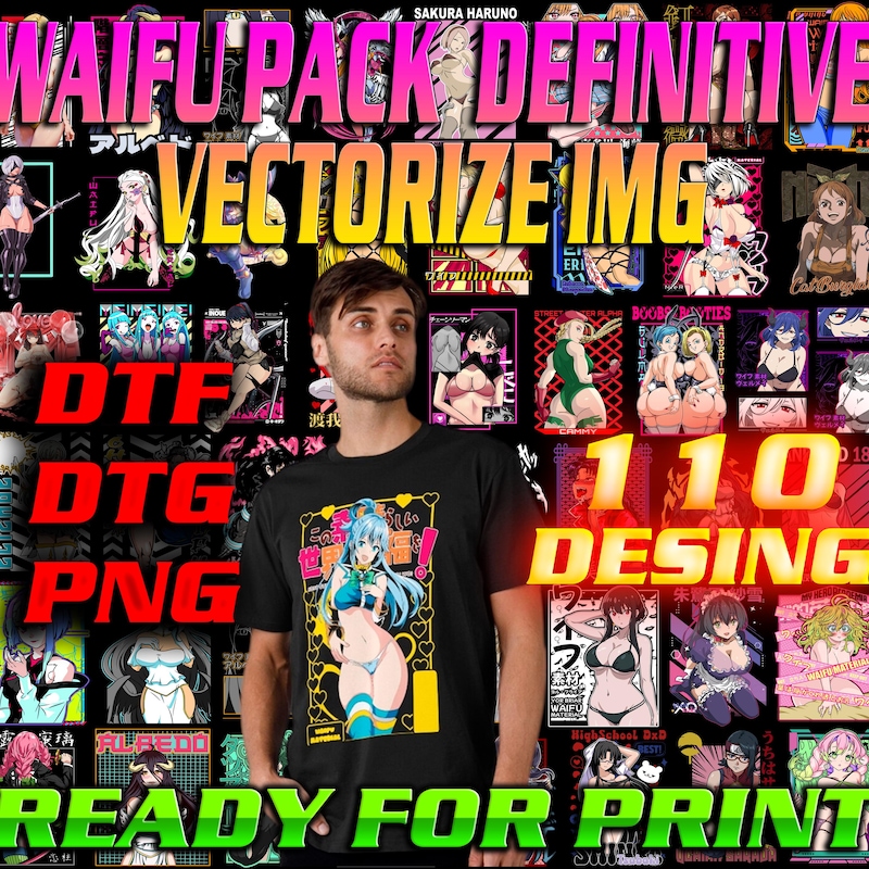 Anime Waifu Packs - Etsy