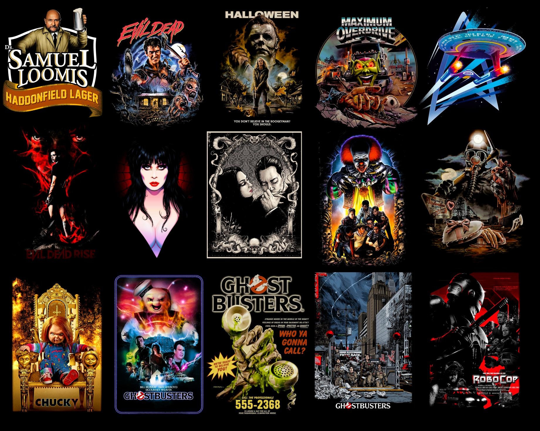 152 halftone DTF designs pack movies and tv shows PNG - Etsy España