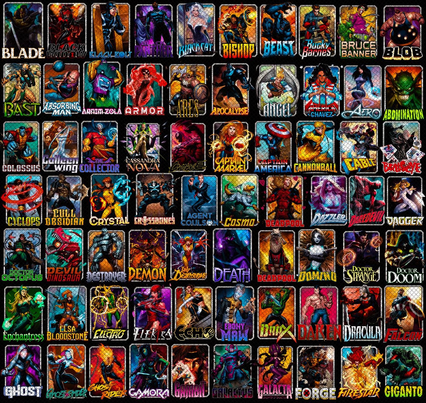 Mega Pack Marvel 800 Design DTF - Etsy