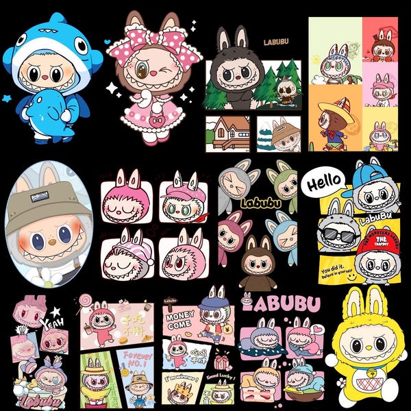 Labubu Vector - Etsy