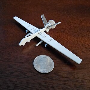 MQ-9 Reaper Drone Aircraft Model Kit Card - Etsy