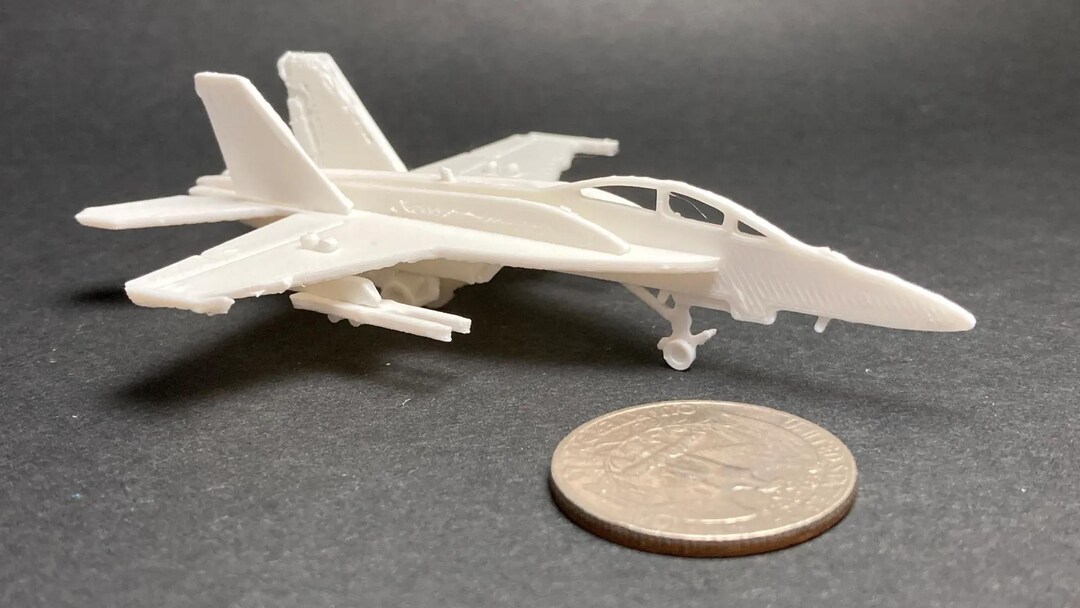 F/A-18F Super Hornet Aircraft Model Kit Card - Etsy