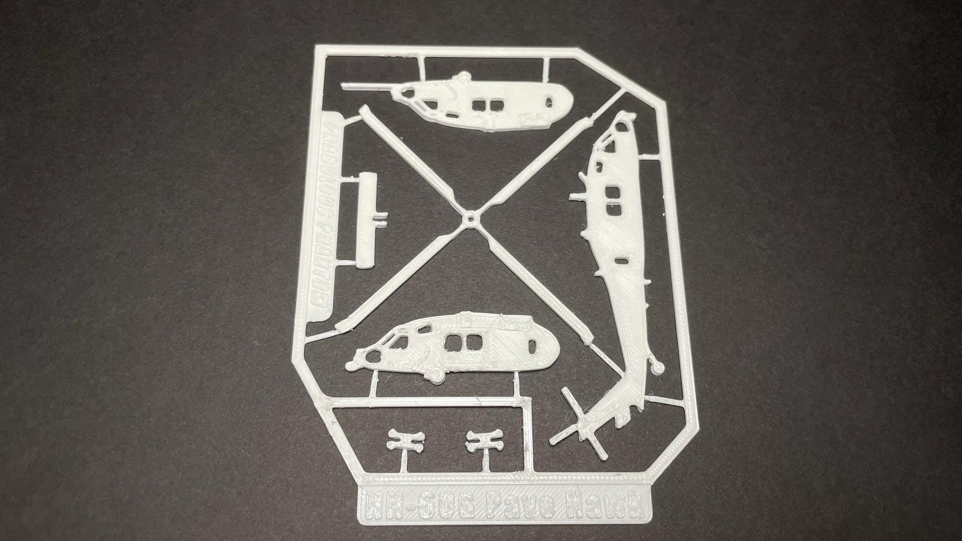 HH-60G Pave Hawk Aircraft Model Kit Card - Etsy
