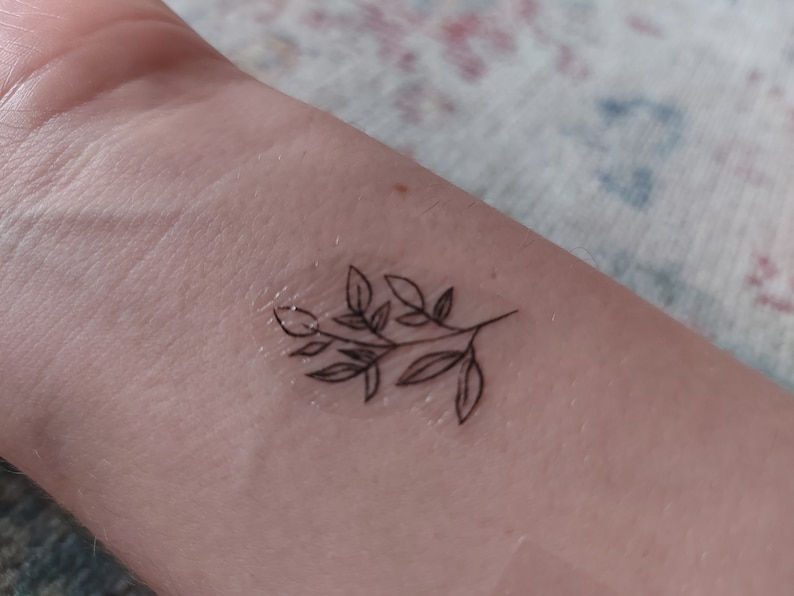 Temporary Tattoos Nature Plants Flowers Trees Animals Mountains - Etsy UK