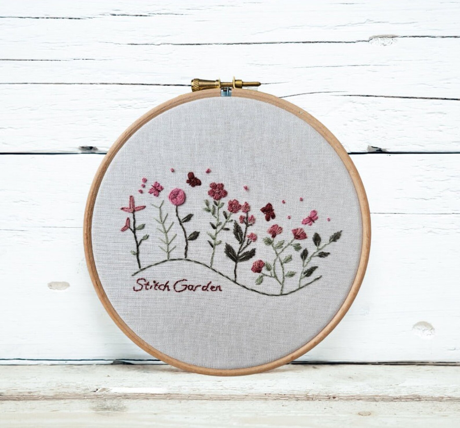 Stitch Garden Embroidery Sampler, Embroidery Sampler, Stitch Sampler ...