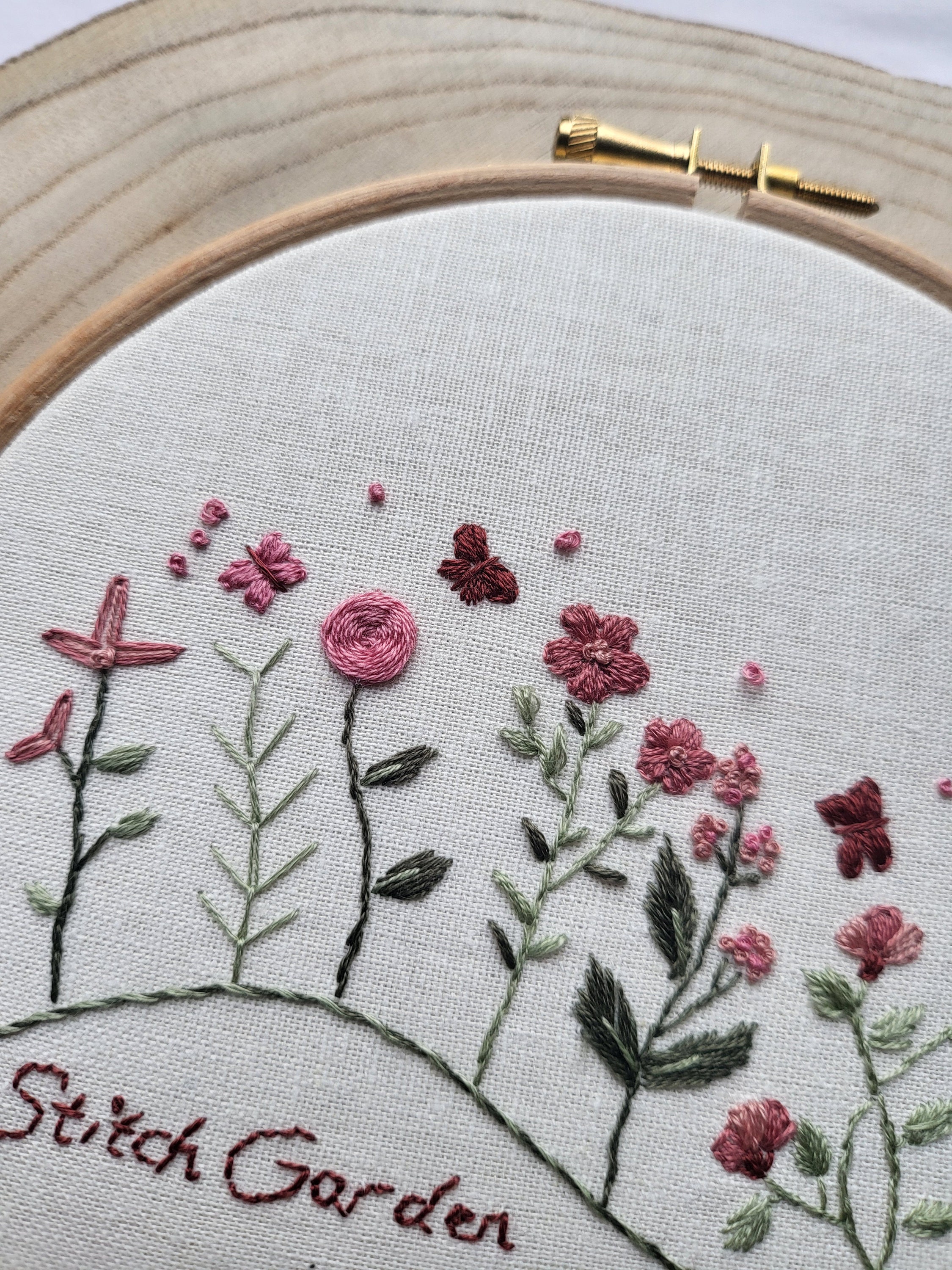 Stitch Garden Embroidery Sampler, Embroidery Sampler, Stitch Sampler ...