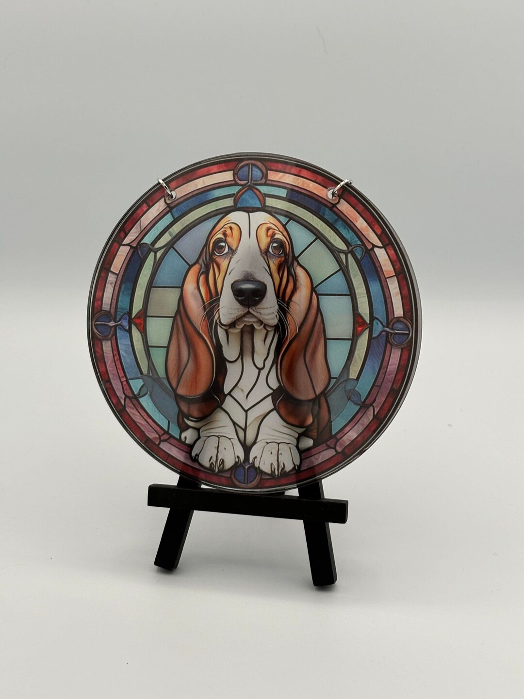 Basset Hound Faux Suncatcher - Etsy