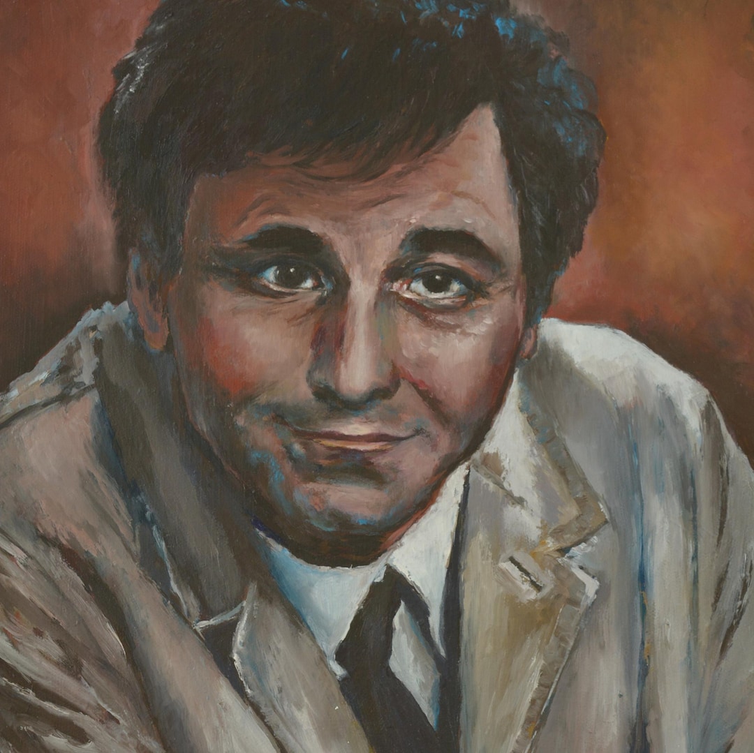 Columbo, Peter Falk, Oil Painting - Etsy UK