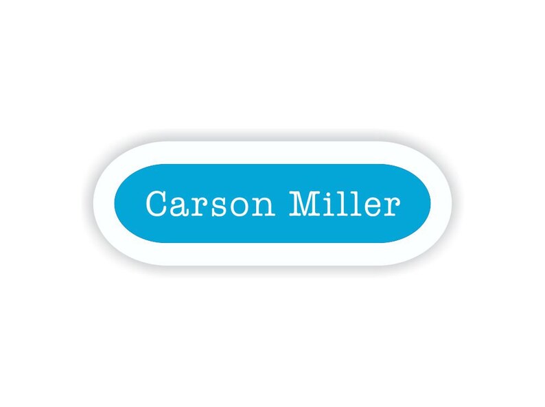 School Name Stickers Ovals 30 Qty Personalized Kids - Etsy