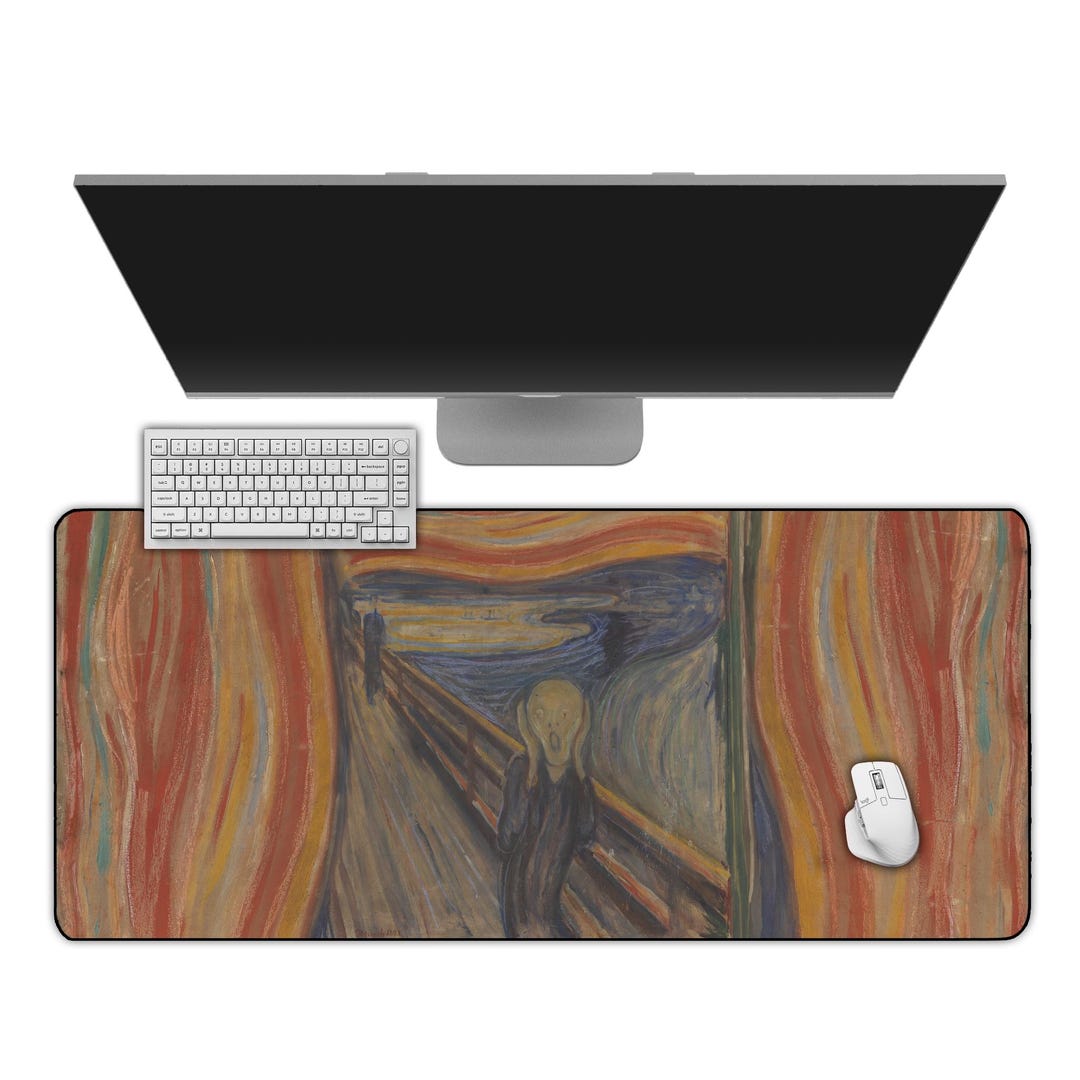 The Scream Desk Mat - Etsy