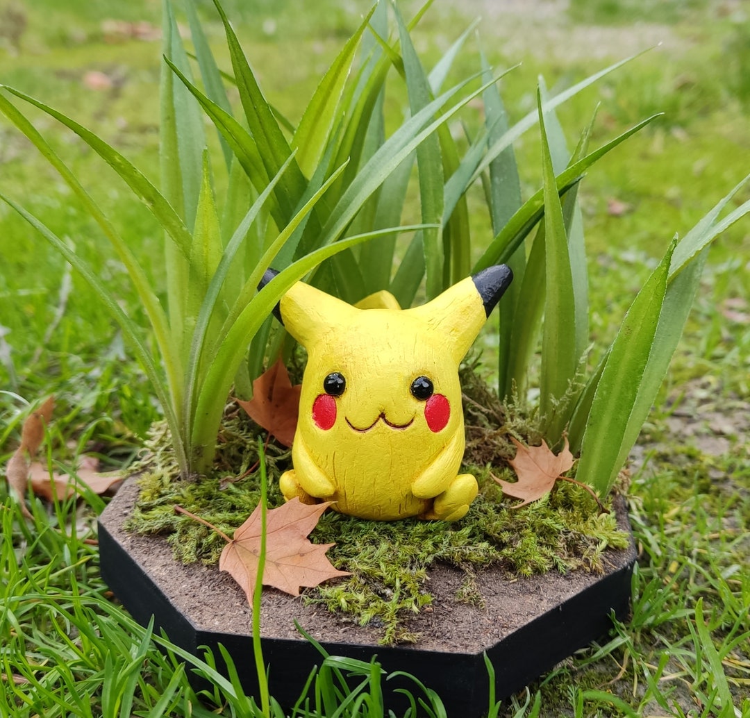 Pokemon Pikachu Diorama Figure - Etsy