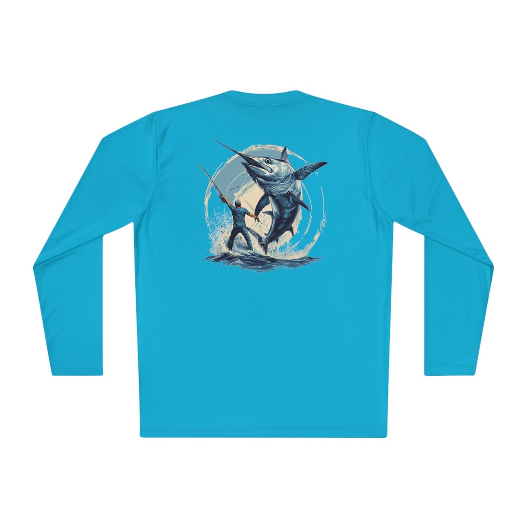 Blue Marlin T-shirt, Deep Sea Fishing, Fisherman Apparel, Salt Life ...