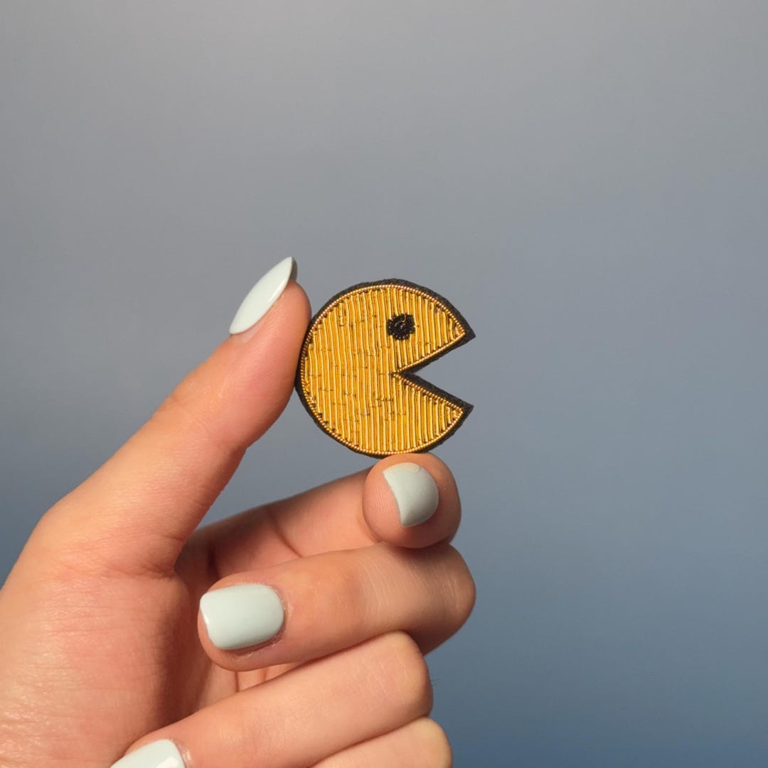 Pac Man Brooch Pin Handmade Cool Funny Gift Couple Gifts Pacman ...