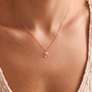 Diamond Baseball Player Number Necklace, Luck Number Necklace, Gold ...