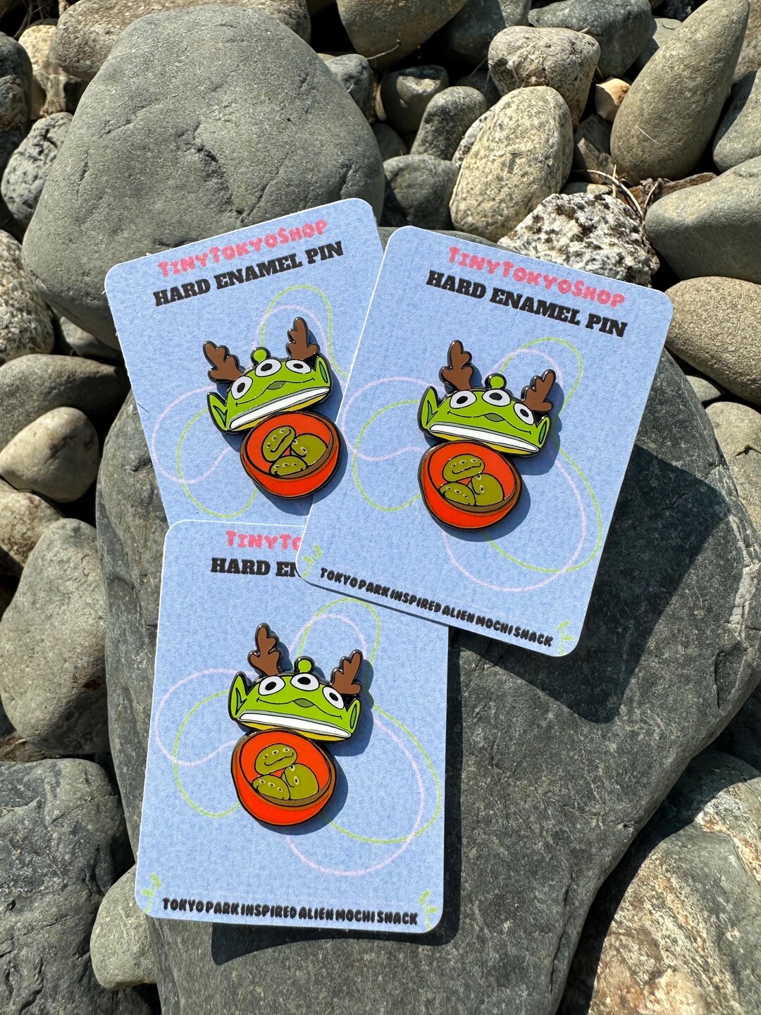 Tokyo Resort- Alien Mochi Hard Enamel Pin - Etsy