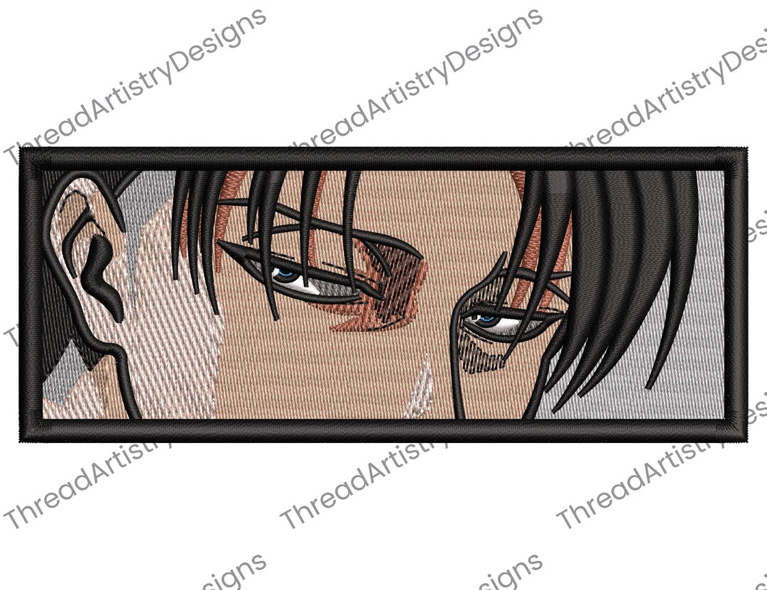 Levi Ackerman Anime Embroidery Design: 3 Sizes (instant Download) - Etsy