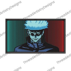 Gojo Anime Embroidery Design, Gojo, Satoru Gojo, Gojo Sensei, Jujutsu ...