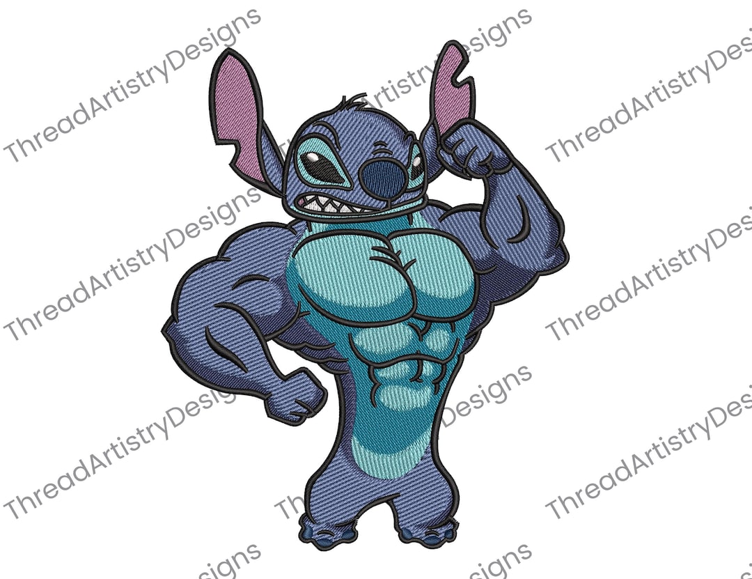 Stitch Embroidery, Gym Embroidery, Muscle Embroidery, Fitness ...