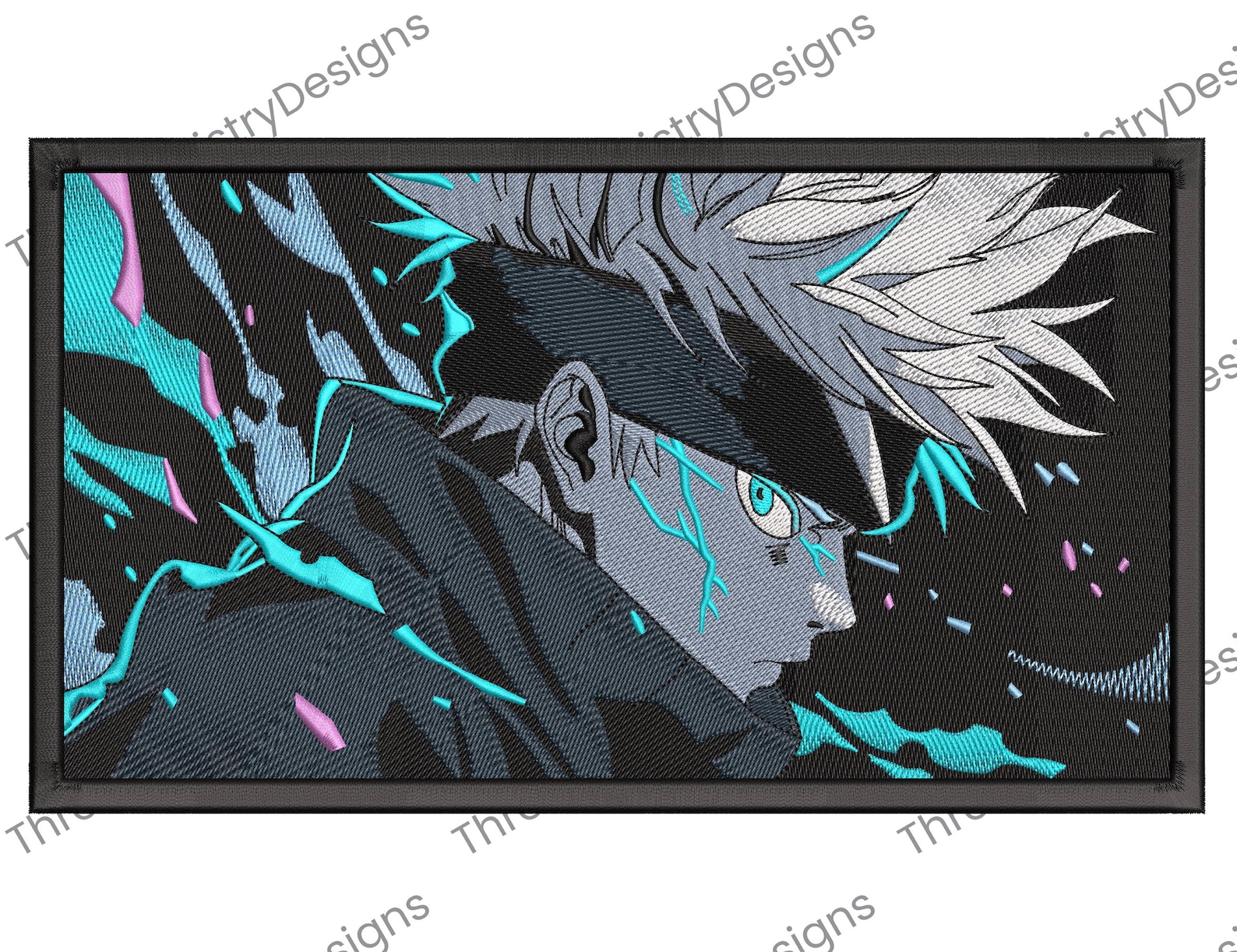 Anime Embroidery Design, Gojo, Anime, 3 Sizes, Instant Download ...