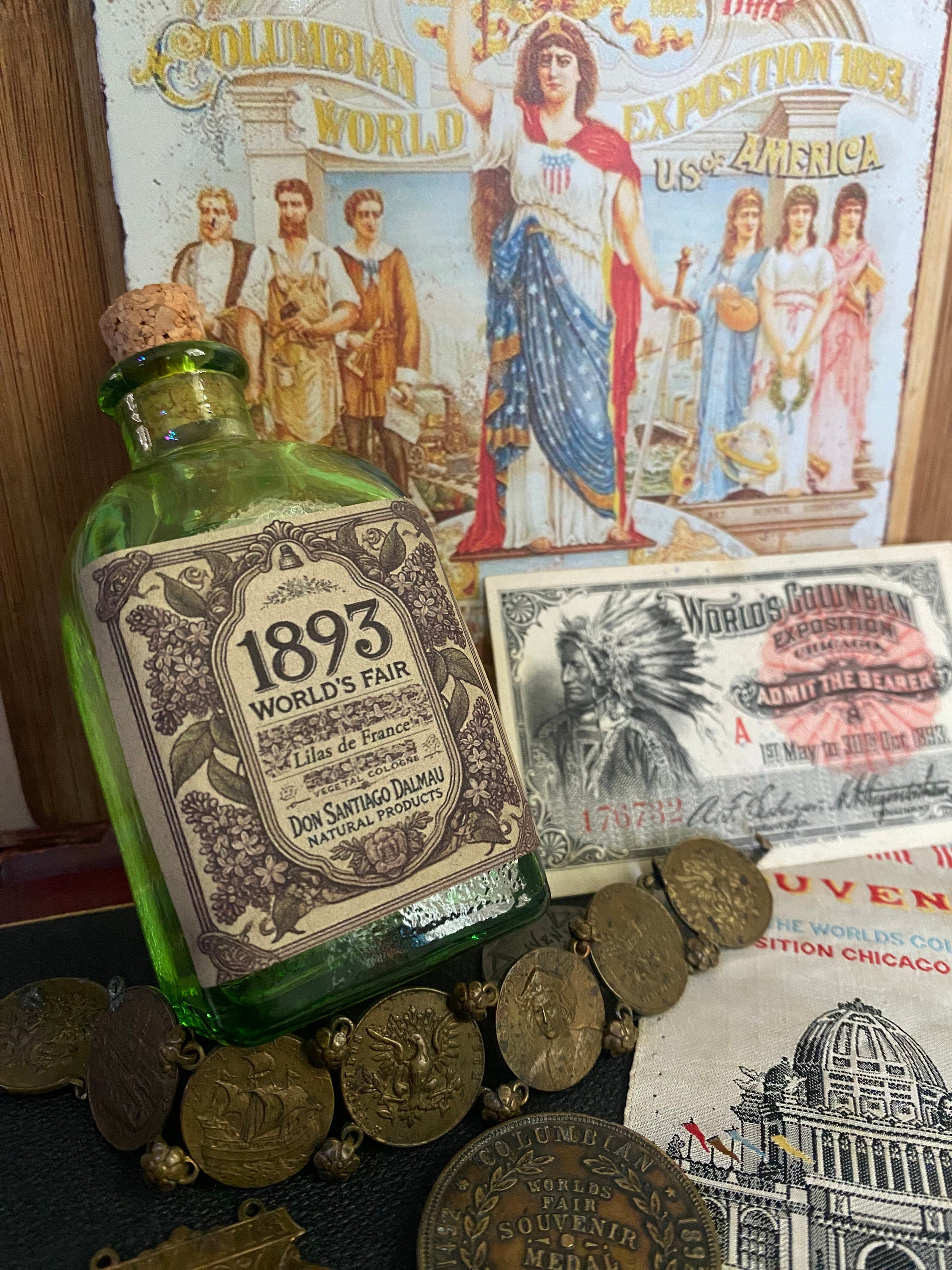 1893 World's Fair Lilas De France Cologne | Authentic Vintage Perfume ...