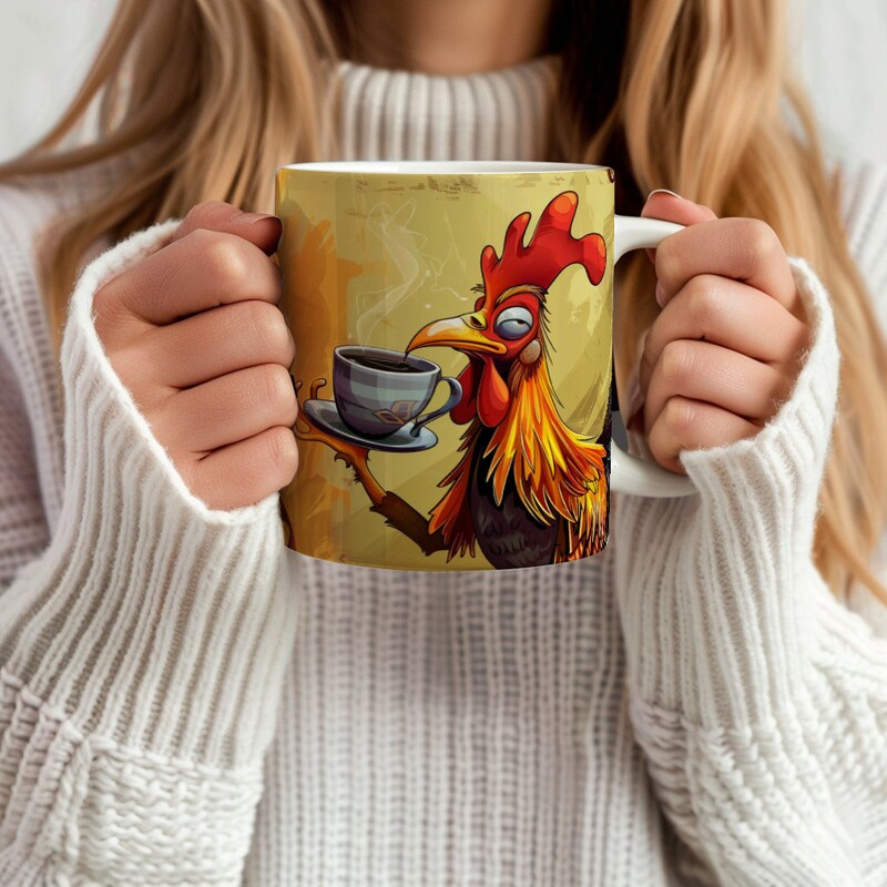 Rooster Coffee Mug - Etsy