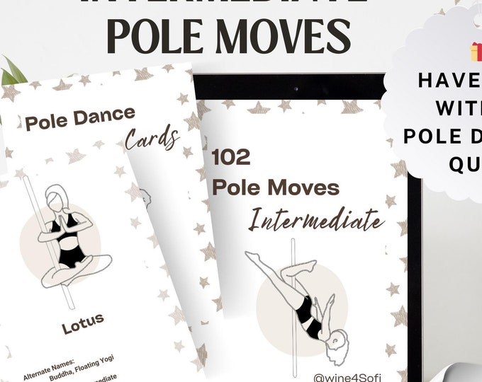 Pole Dance Notebook With 90 Shapes - Etsy