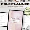 Pole Planner Jul 2024 June 2025 | A5 & A6 Format Printable, SMART Goal ...