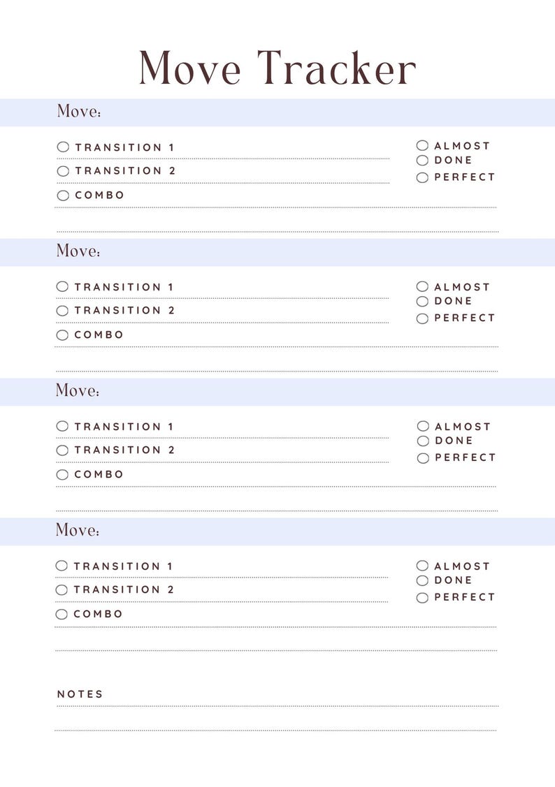 Pole Planner Jul 2024 June 2025 | A5 & A6 Format Printable, SMART Goal ...