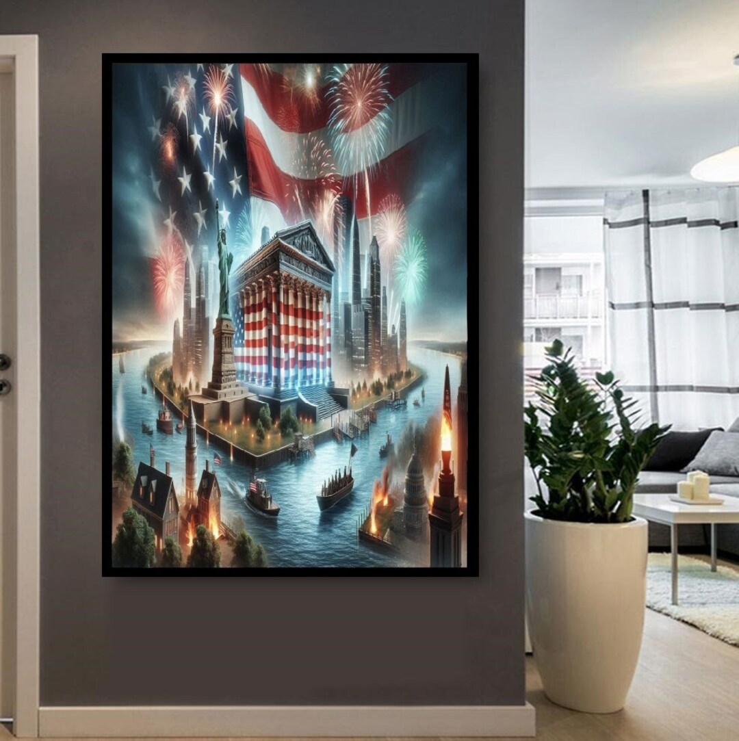 America Liberation Day, Liberation Day Painting, Usa Liberation Day ...