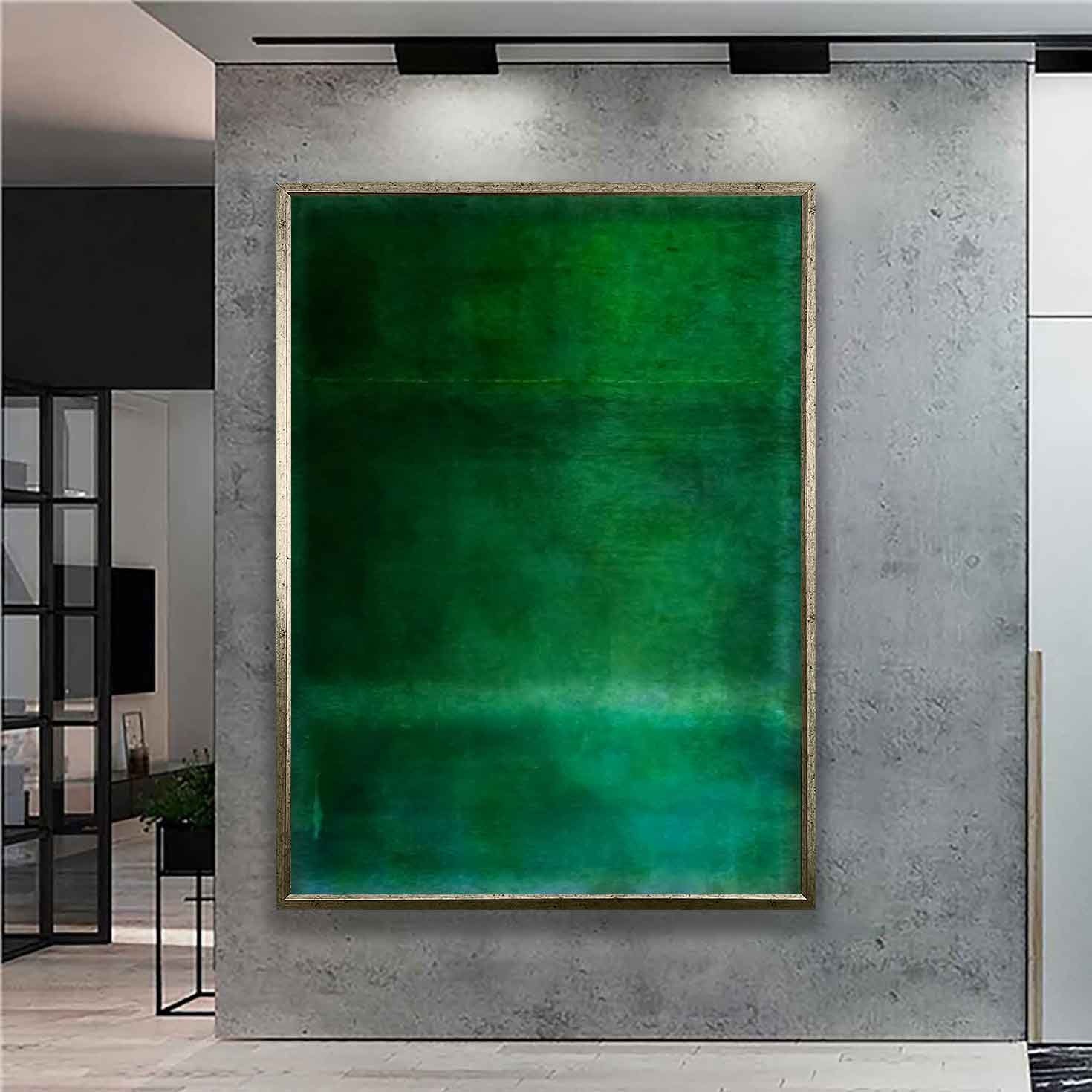 Mark Rothko Green Canvas Painting,poster Art, Rothko Reproduction ...