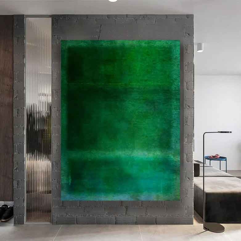 Mark Rothko Green Canvas Painting,poster Art, Rothko Reproduction ...