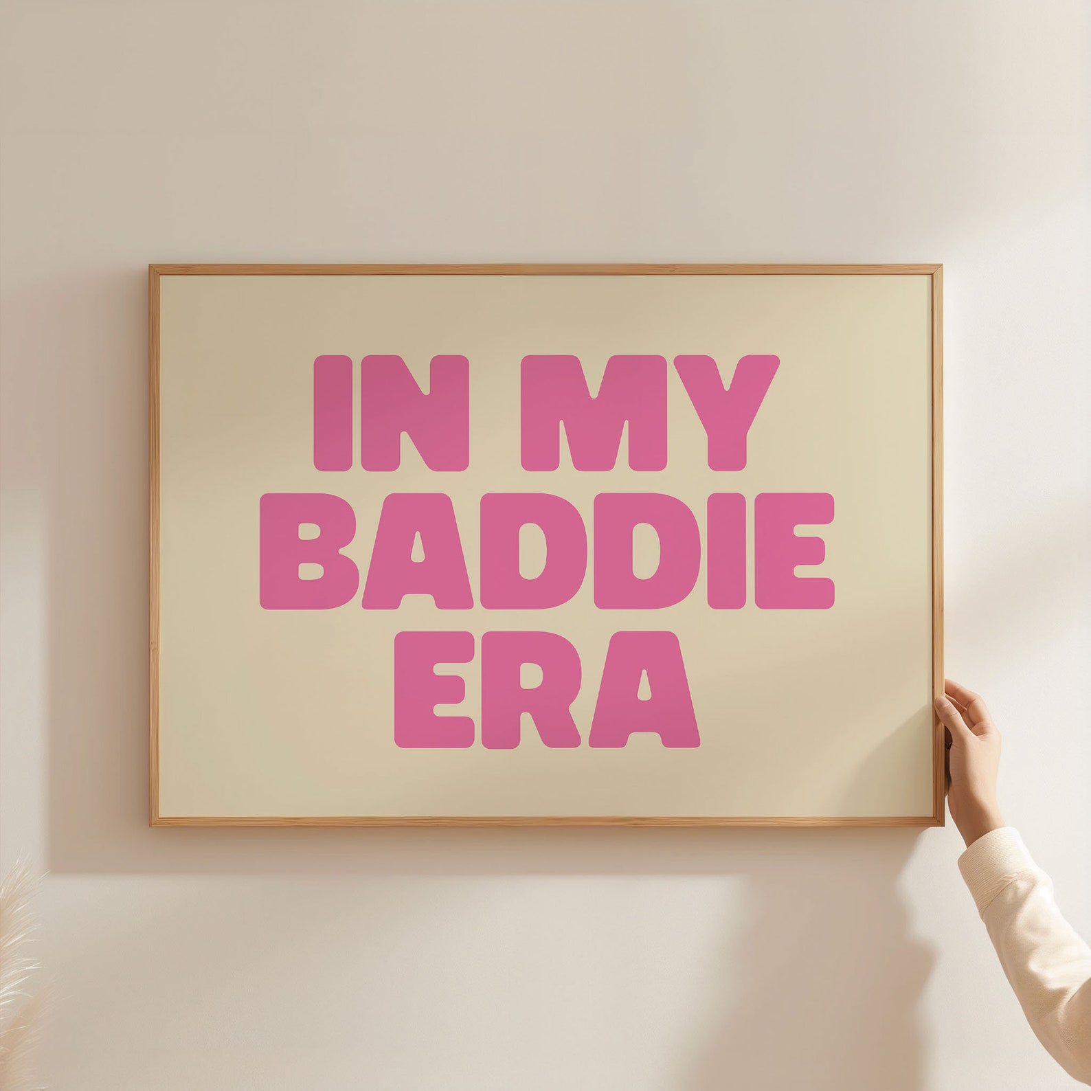 In My Baddie Era, Typographic Poster, Wall Art, Kitchen Art Print ...