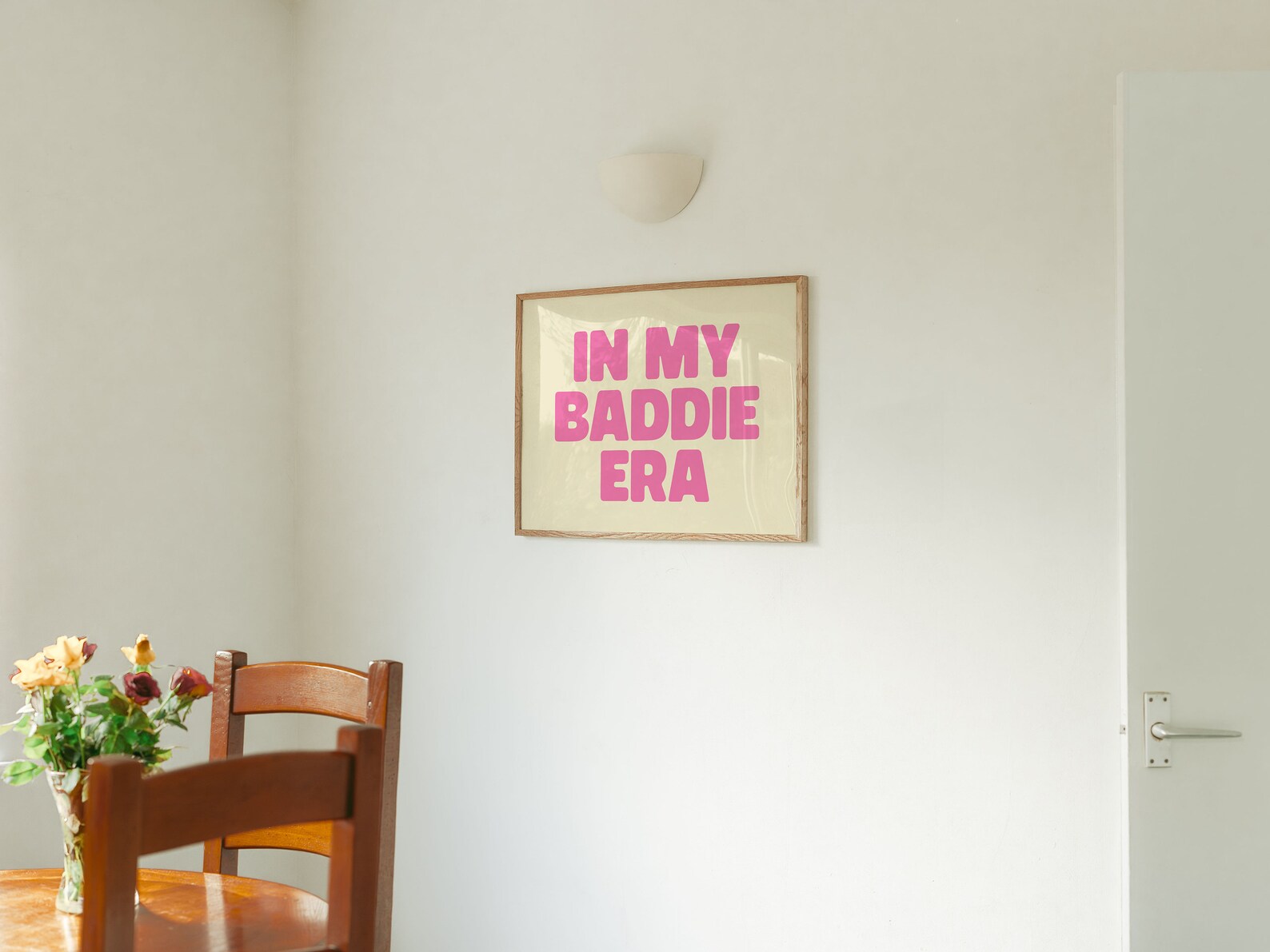 In My Baddie Era, Typographic Poster, Wall Art, Kitchen Art Print ...