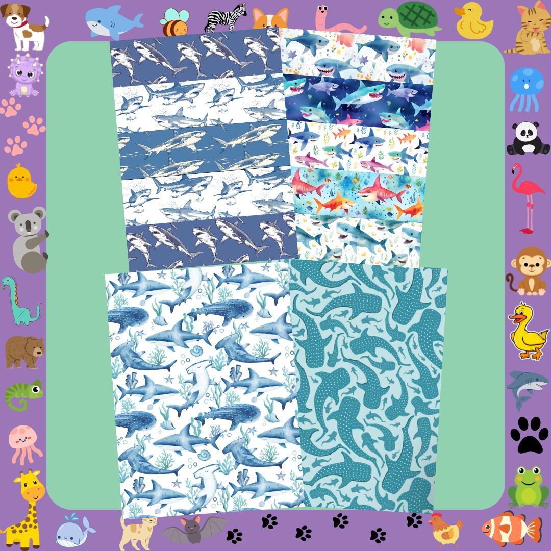 Tube Tape, Sharks - Etsy