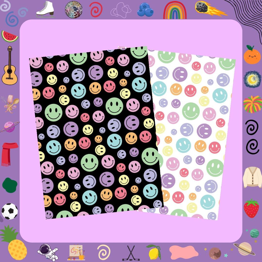 Tube Tape, Smiley Face Patterns - Etsy