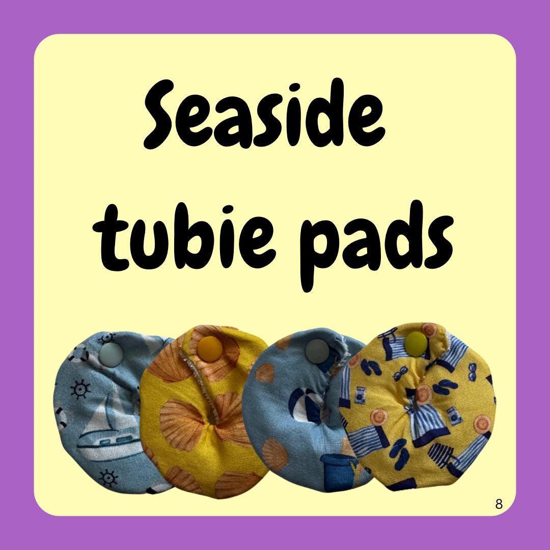 Tubie Pads, Seaside Patterns - Etsy