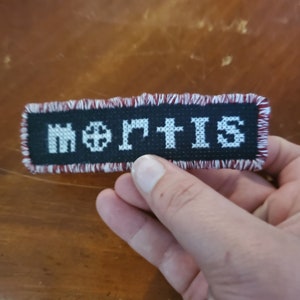 Fan Made "mortis" Faith the Unholy Trinity Jacket/ Bag Patch - Etsy