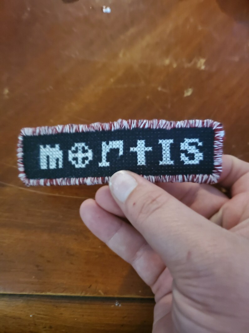 Fan Made "mortis" Faith the Unholy Trinity Jacket/ Bag Patch - Etsy