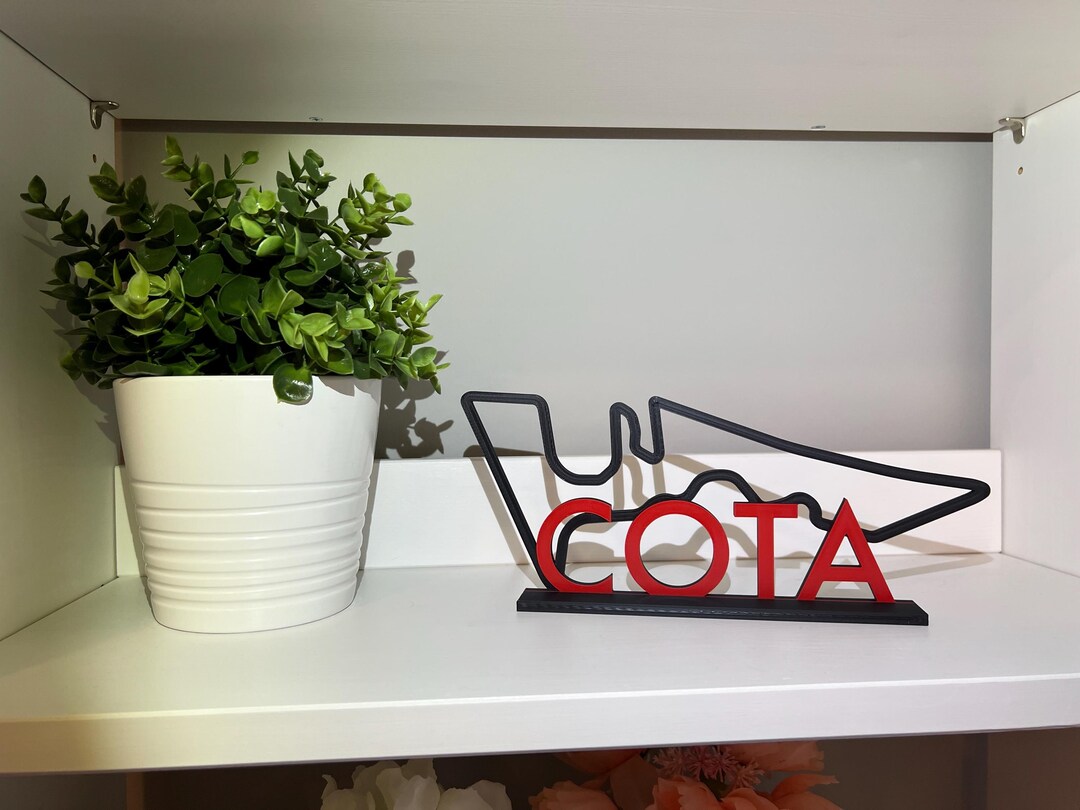 F1 COTA Circuit of the Americas US Grand Prix Display Art for Desk or ...